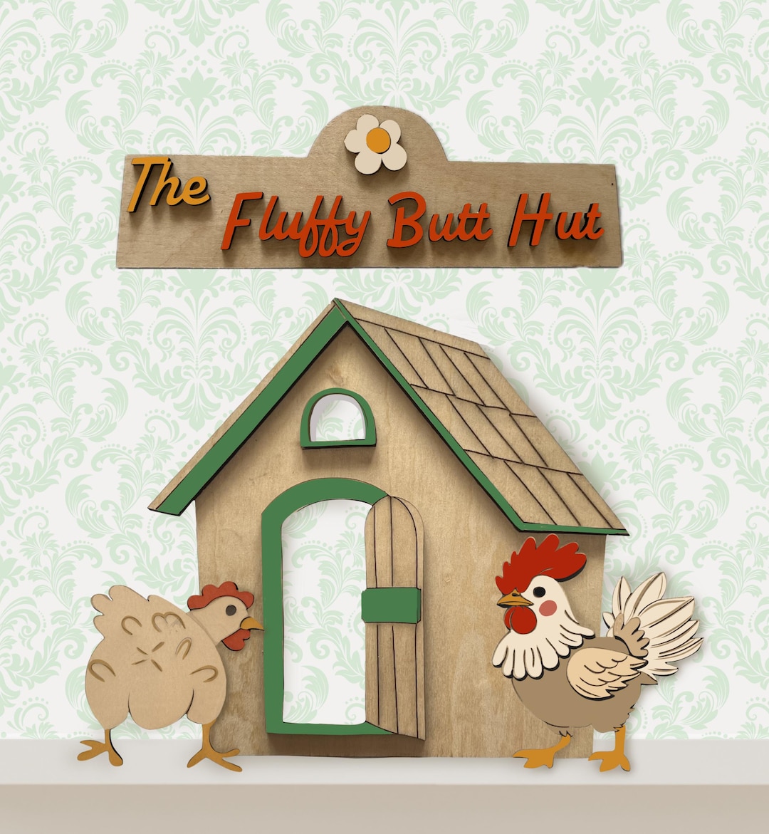 Laser Cut Chickens Hens, Chicken Coop Laser Cutting Design Pattern ...