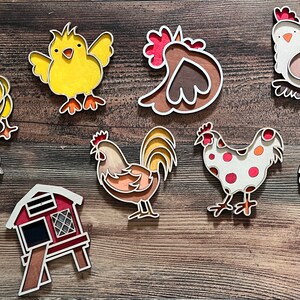 Laser Cut Chickens Hens, Chicken Coop Laser Cutting Design Pattern ...