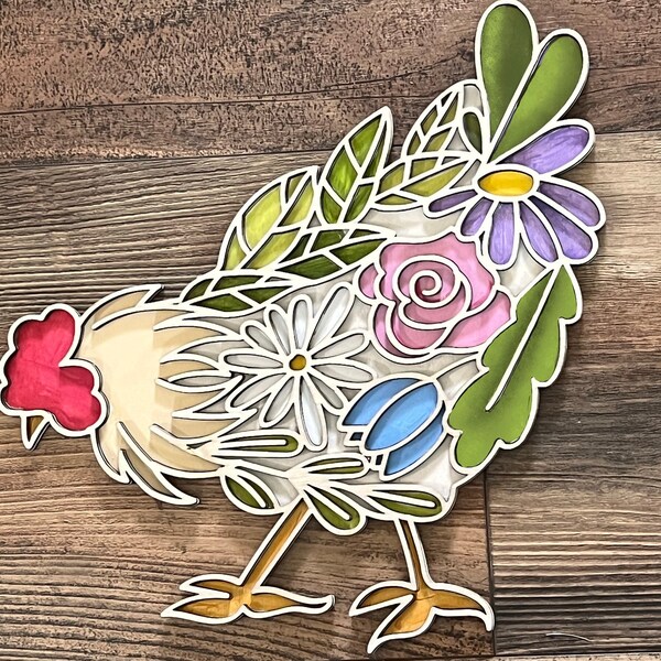 3 Tier Chicken Decor - Etsy
