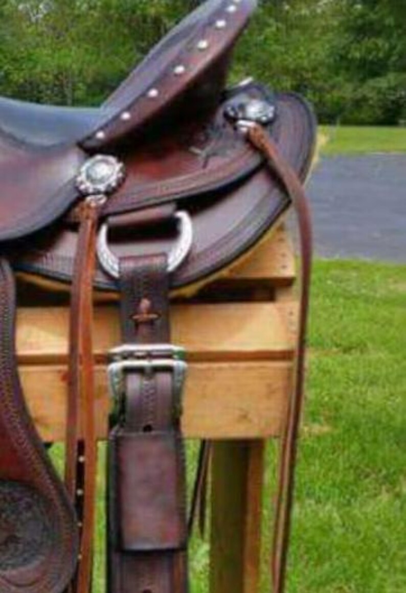 Western Rancher Horse Saddle Dark Chestnut and Brown Color 16'' Inches ...