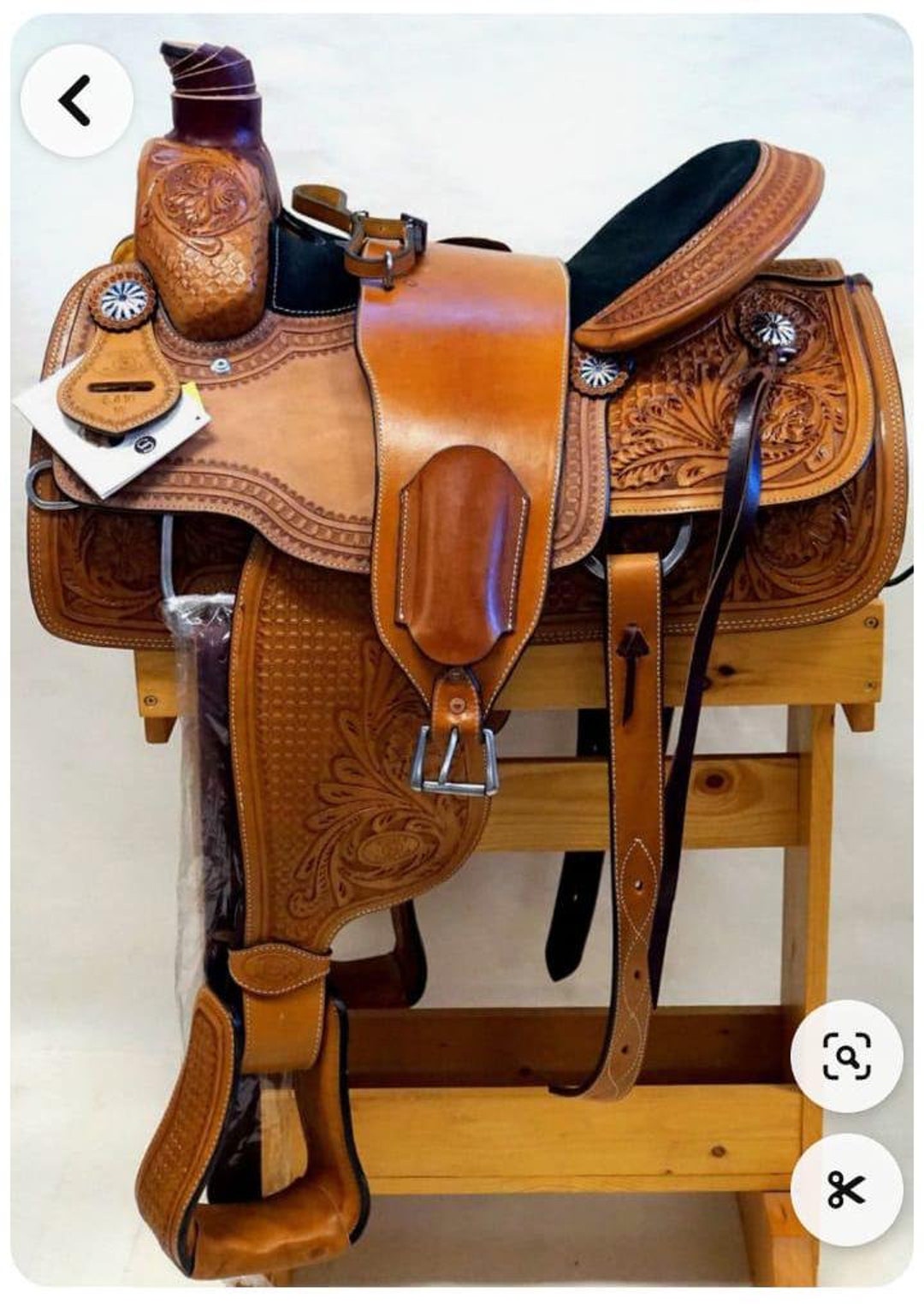 Western Saddle Horse Saddle Colour Chestnut 16" in Pleasure Trail All ...