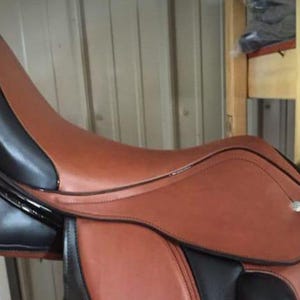 Handmade'' Dressage Saddle Dark Oil Leather Color Brown- ''equestrian ...