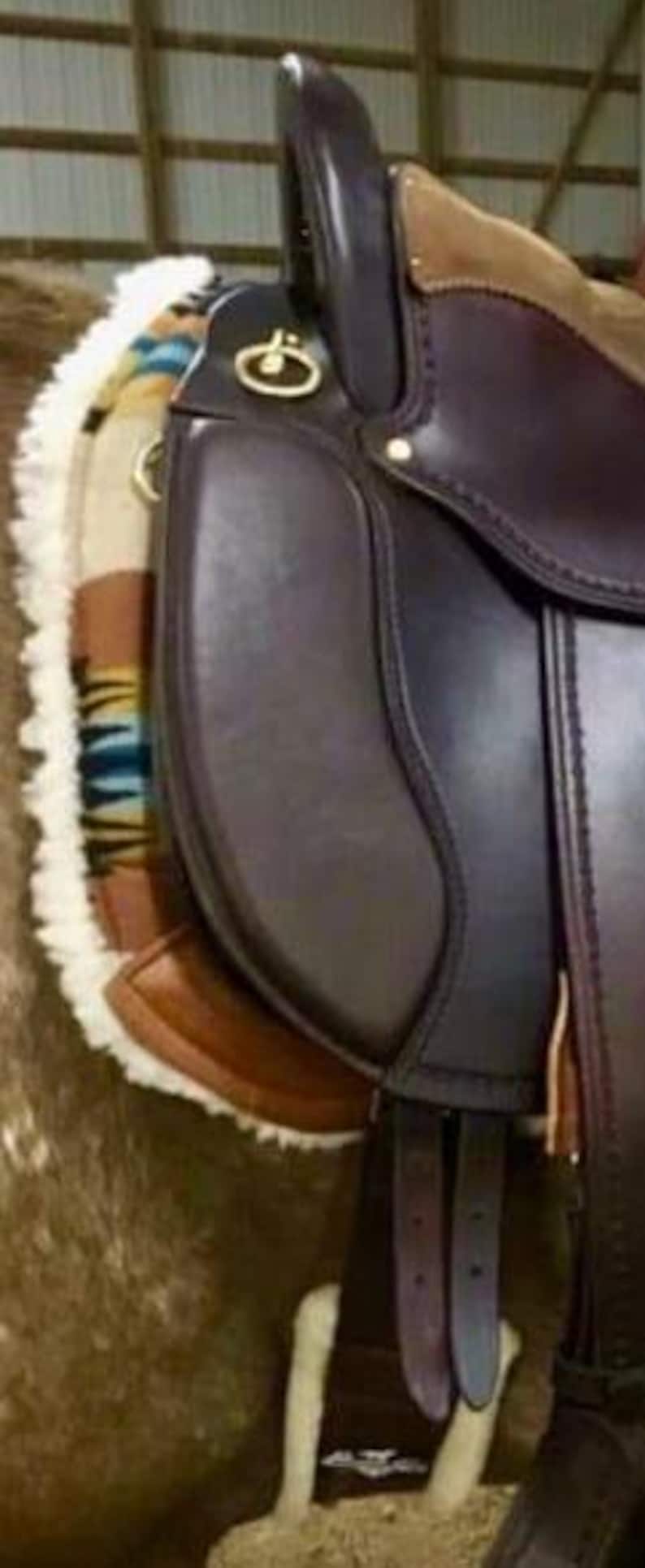 Horse Tack'' Endurance Saddle 16'' – Brown Eco Leather | ''handmade ...