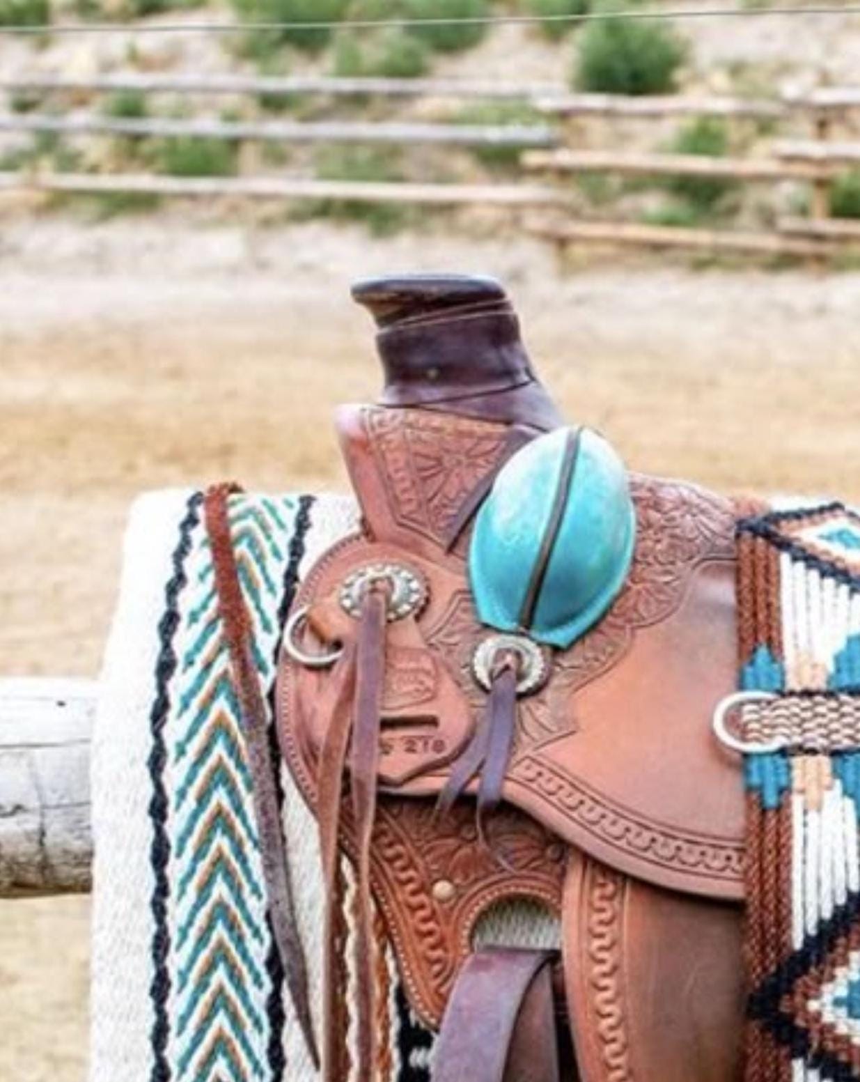 Western Ropper Horse Saddle Colour Chestnut 16" Inch Pleasure Trail All ...