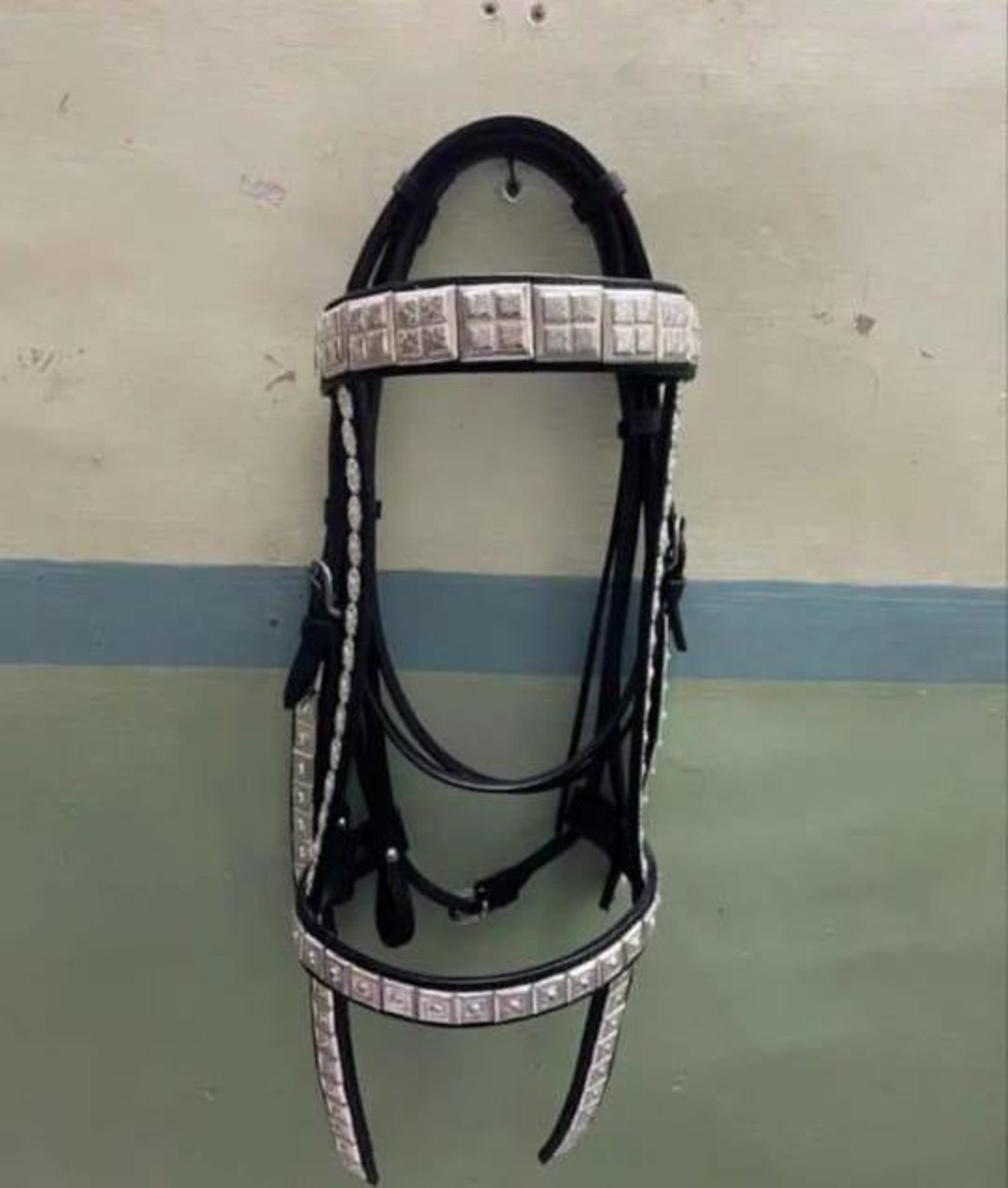 Horse Tack" Western Show Horse Saddle Black Color 16" Seat Eco Leather ...
