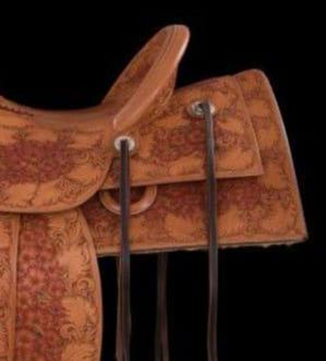 16'' Western Horse Saddle - Eco-leather Chestnut Costume Saddle - Etsy