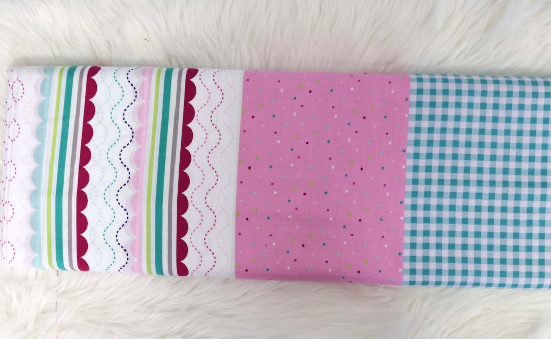 Border Print Fabric, Border Print Fabric by the Yard, Fabric Remnants ...