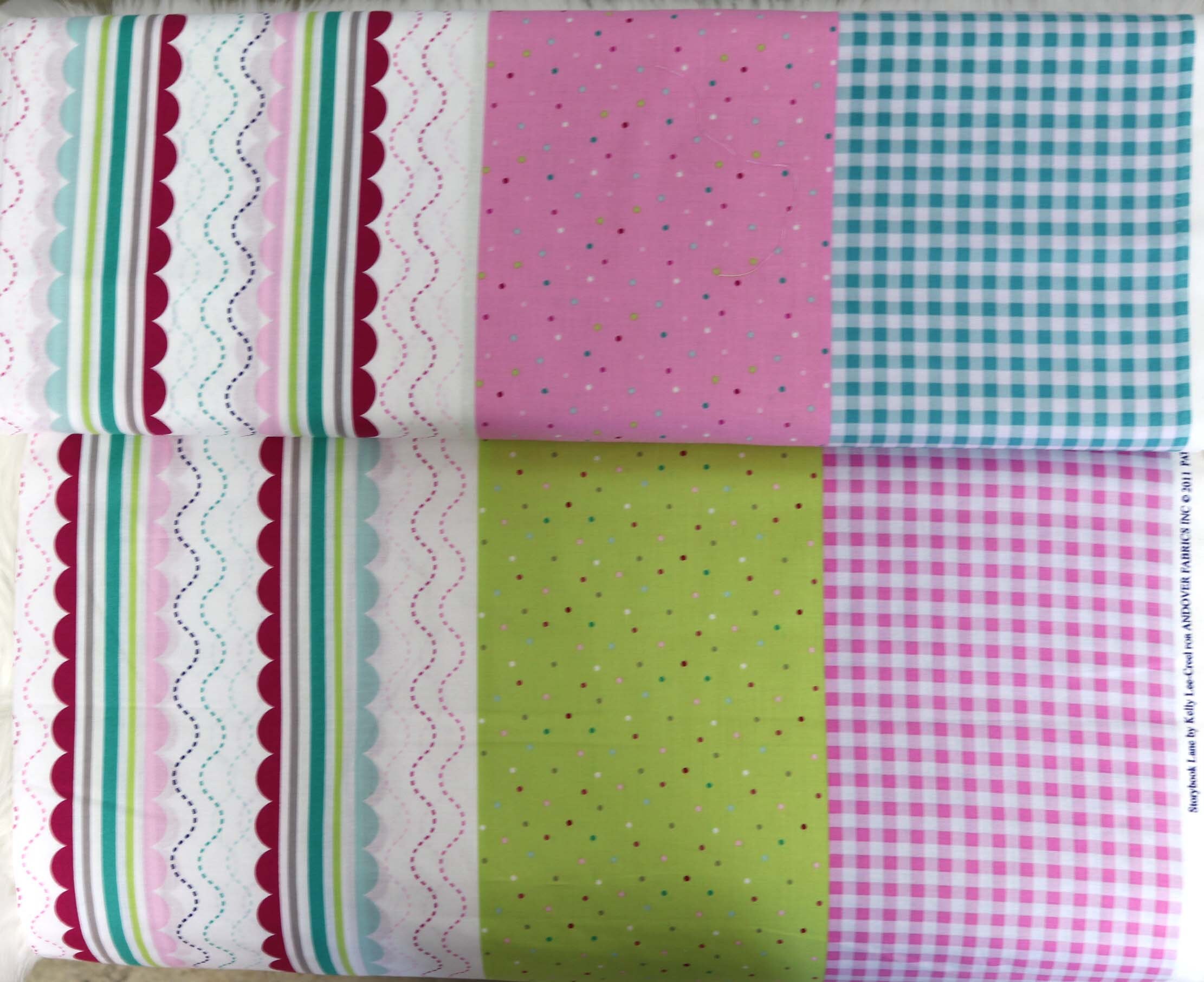 Border Print Fabric, Border Print Fabric by the Yard, Fabric Remnants ...