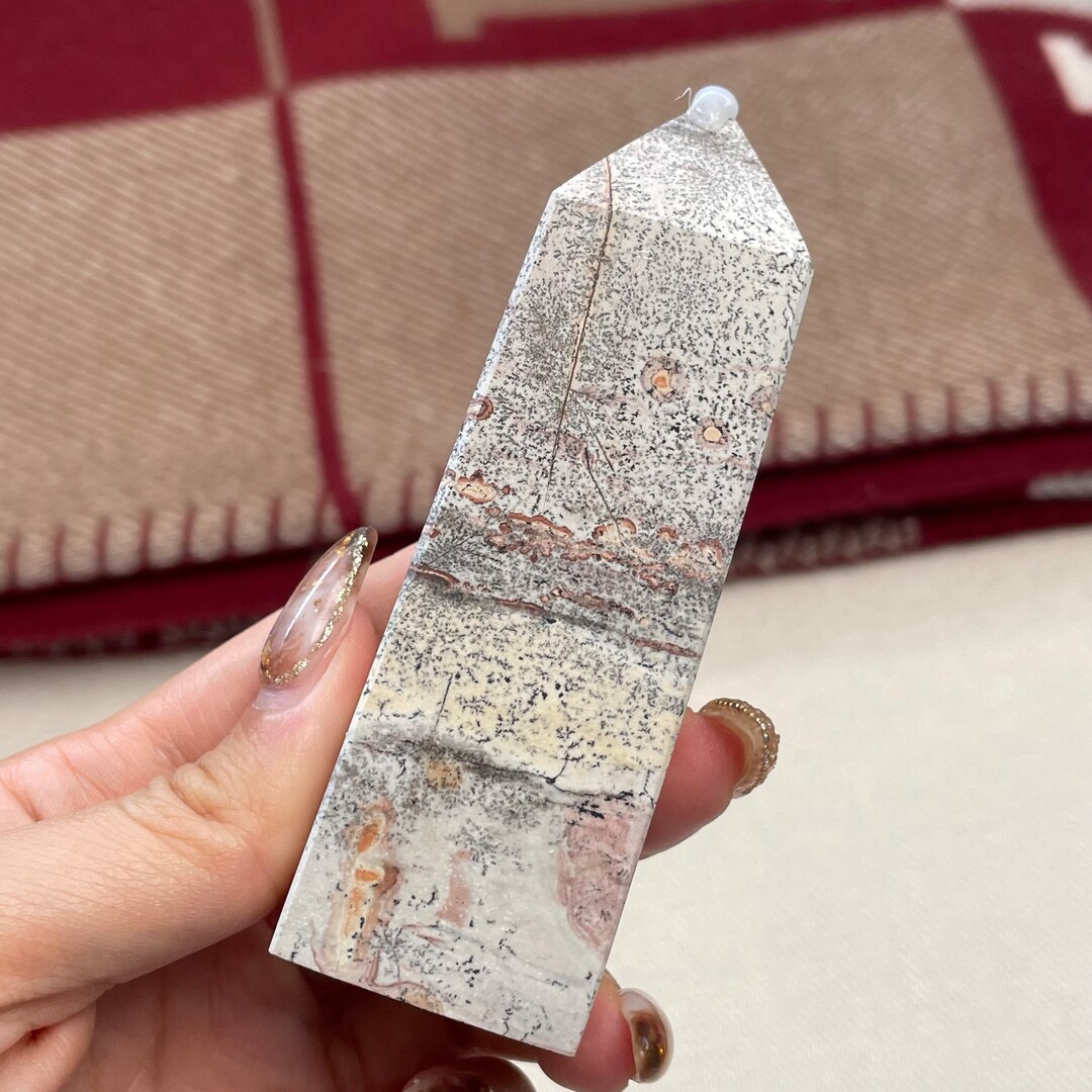 Natural Picture Jasper Tower With Dendrites - Etsy