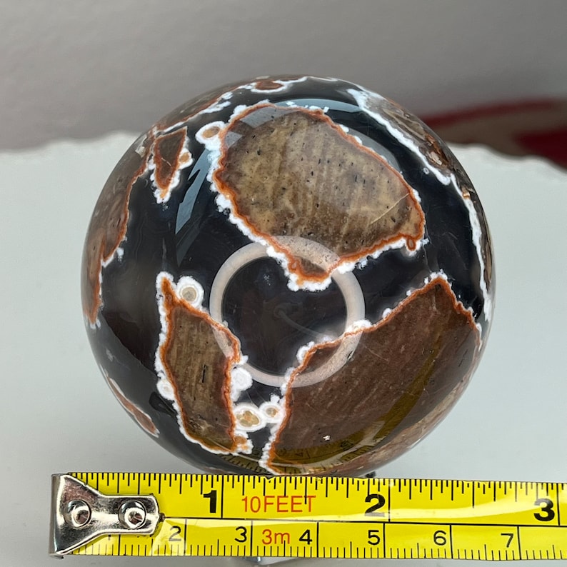 UV Reactive Volcano Agate Sphere - Etsy
