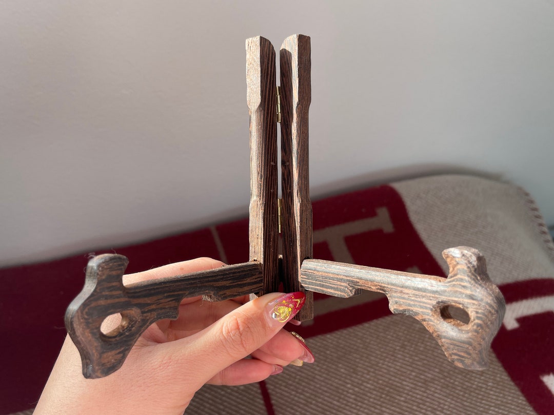 Wooden Display Slab Stand Picture Stand - Etsy