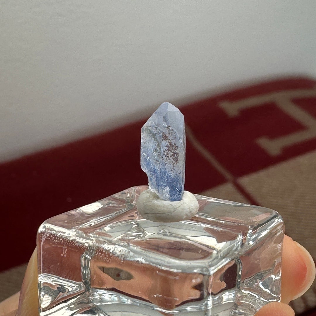 Rare Dumortierite in Quartz Thumbnail Specimen, Bahia, Brazil - Etsy
