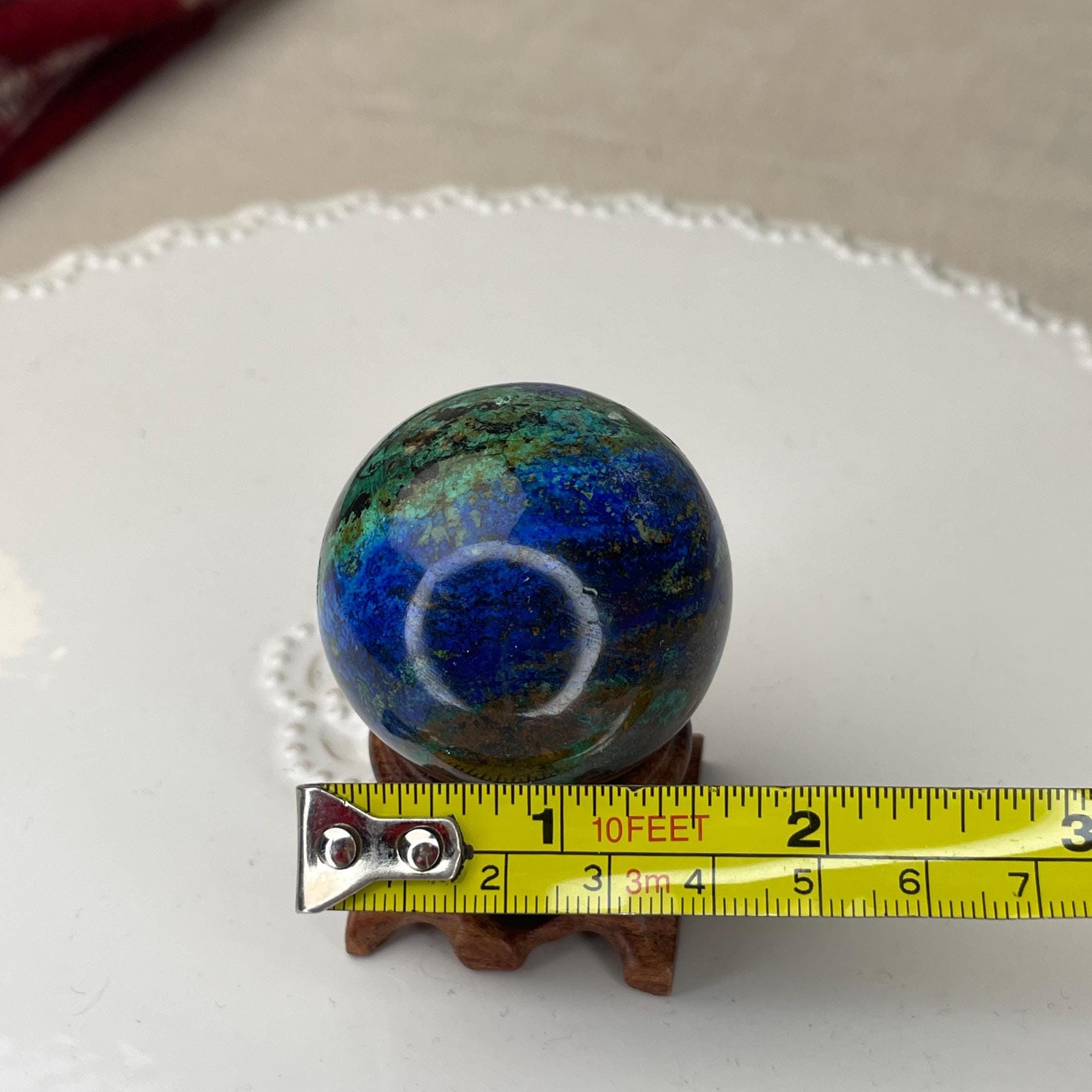 High Grade Azurite, Malachite & Chrysocolla Sphere - Etsy Canada