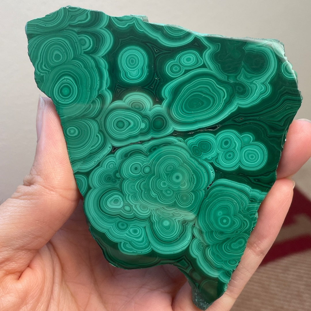 Natural Malachite Slab Malachite Slab Transformation Protective Crystal ...
