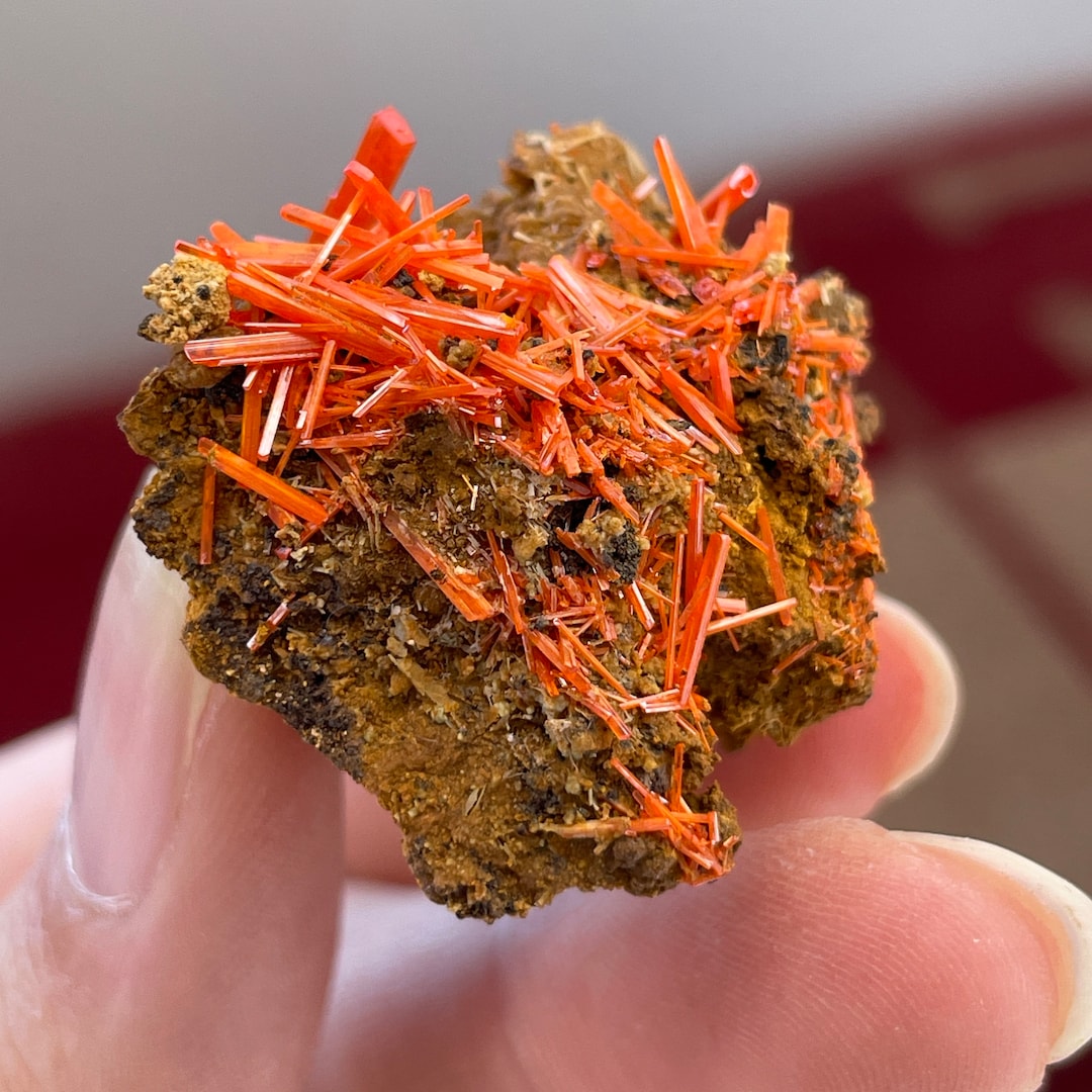 High Grade Crocoite Specimen, Dundas Tasmania, Australia - Etsy Australia