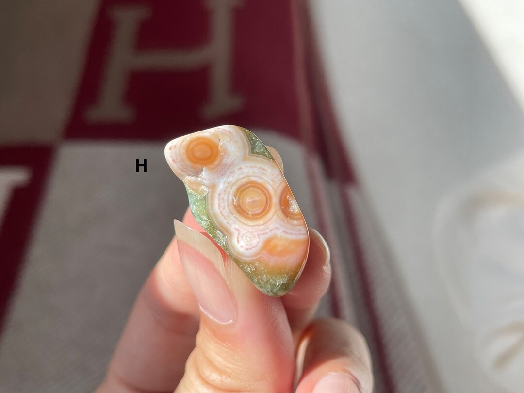 Mini 8th Vein Ocean Jasper Tumbles | High Quality Orbicular Ocean Jasper Small Tumbles - Etsy