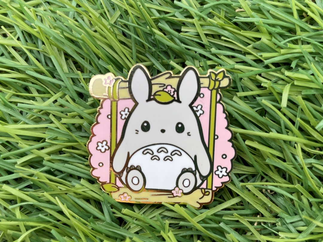 Totoro Enamel Pin, Gift for Anime Lover - My Neighbor Totoro Pin ...