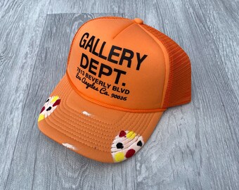 Orange Snapback Hat - Etsy