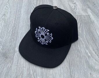 Chrome Hearts Horseshoe Cross Flat Snapback Hat Baseball Cap Hollywood ...