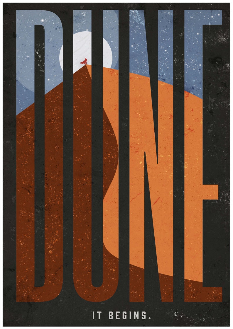 Dune Digital Movie Poster Print - Etsy
