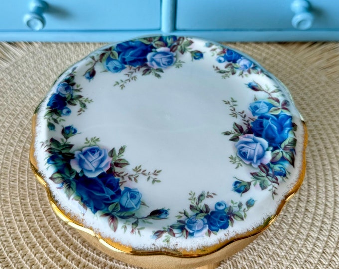 Rare Vintage Royal Albert "moonlight Rose" Bone China Trivet, Beautiful ...