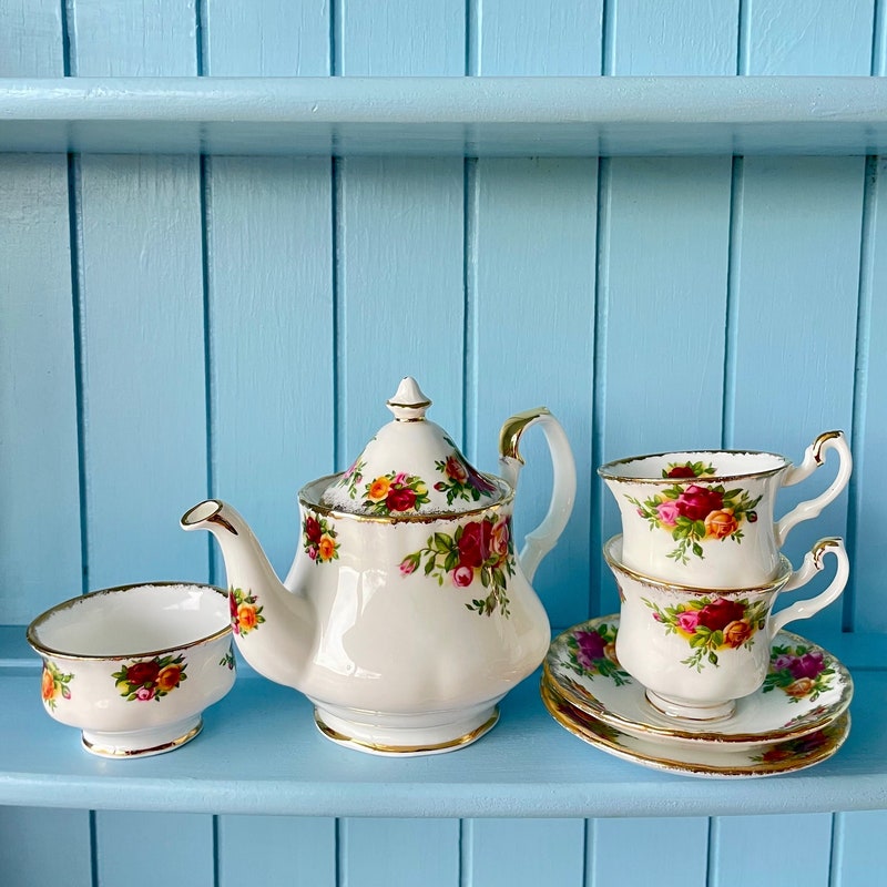 Miniature Tea Set - Etsy