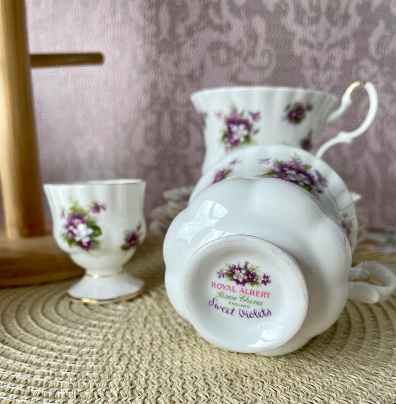 Vintage Royal Albert sweet Violets Starter Set for - Etsy