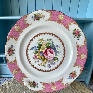 Vintage Royal Albert 'lady Carlyle' Dinner Sized Plates, Price per ...