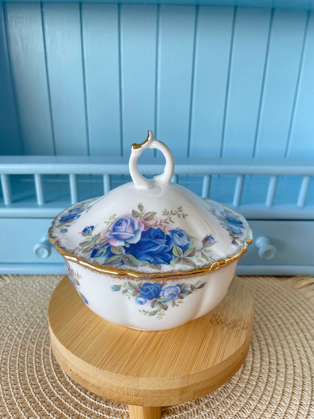 Vintage Royal Albert Moonlight Candy Bowl With Lid, Perfect for Candy ...