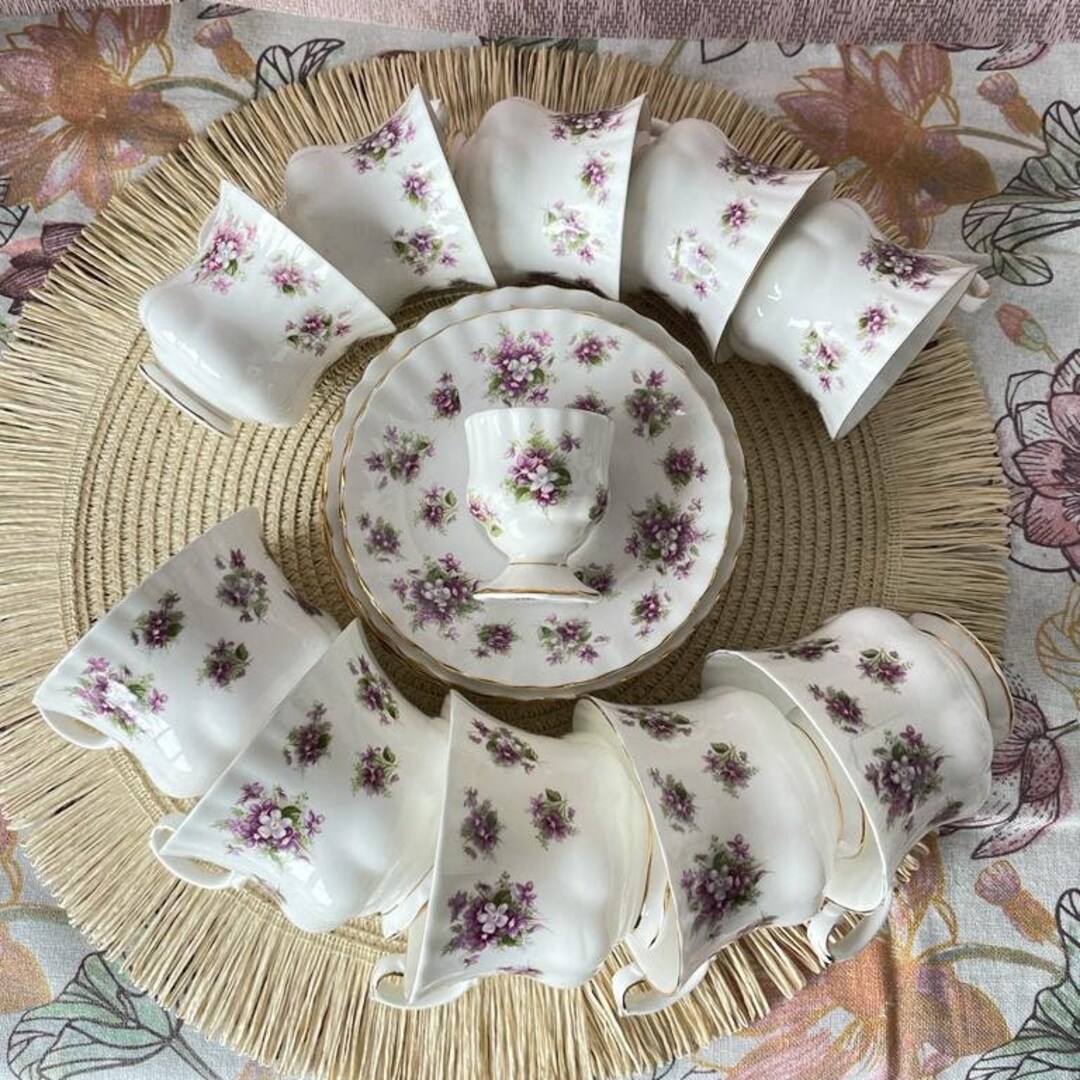 Vintage Royal Albert sweet Violets Starter Set for - Etsy