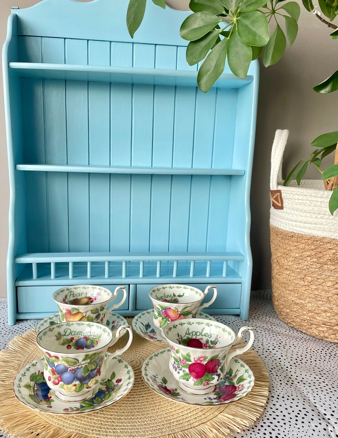 Vintage Royal Albert "covent Garden Series "apples, Pears, Peaches ...