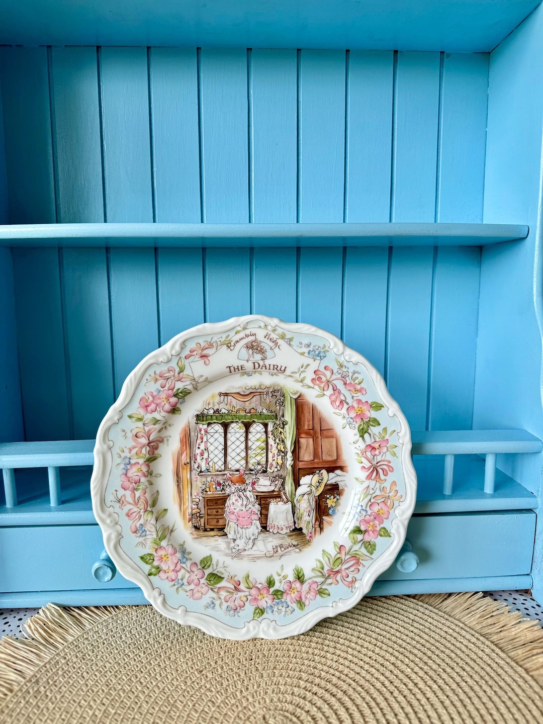 Vintage Royal Doulton "brambly Hedge" ~ the Diary Plate, 8 Inch Plate ...
