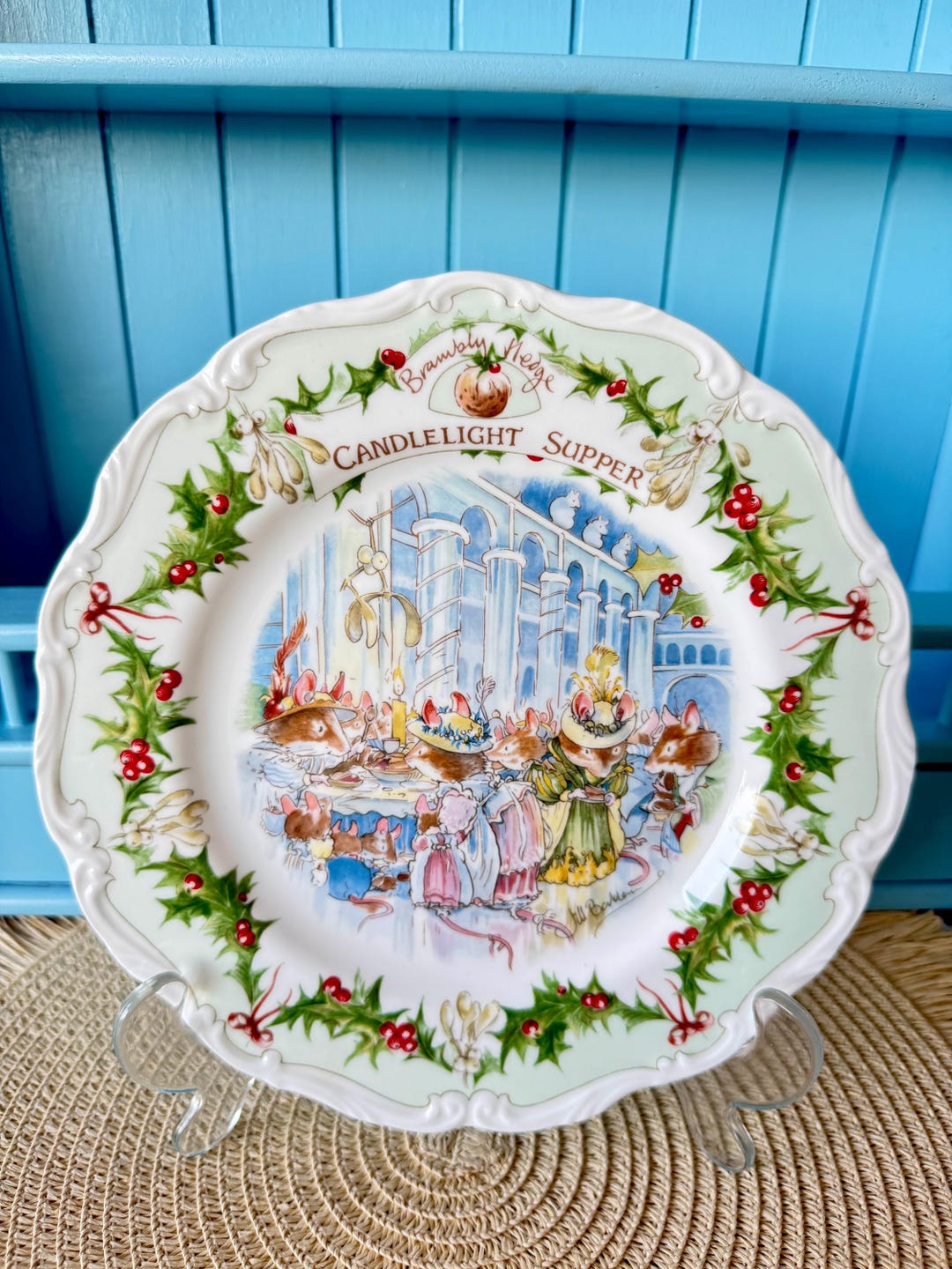Vintage Royal Doulton "brambly Hedge" Candlelight Supper Plate ...