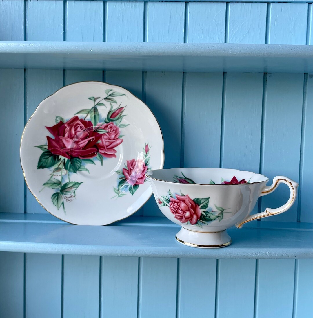 Very Rare Vintage Paragon 'christian Dior' Teacup and Saucer, Truly ...