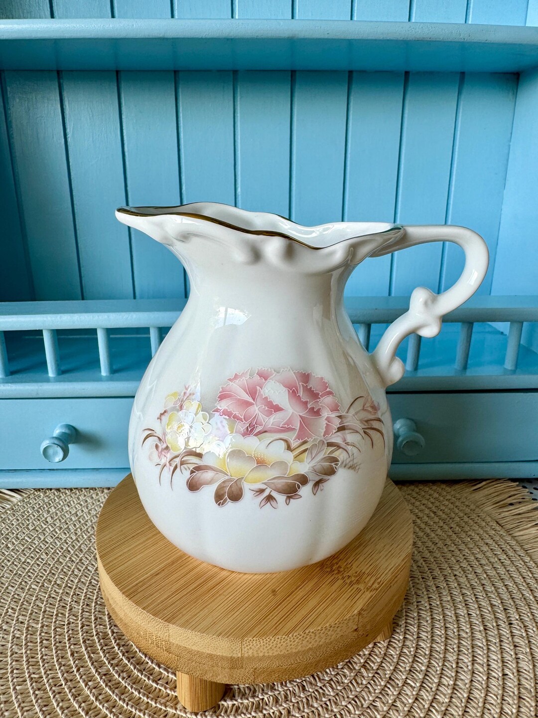 Vintage Astbury, Royal Albert Works Full Size Creamer, Water Jug ...