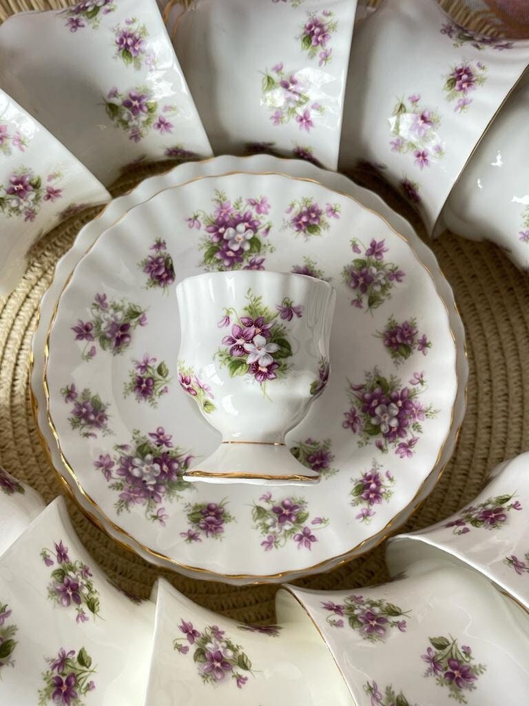 Vintage Royal Albert sweet Violets Starter Set for - Etsy