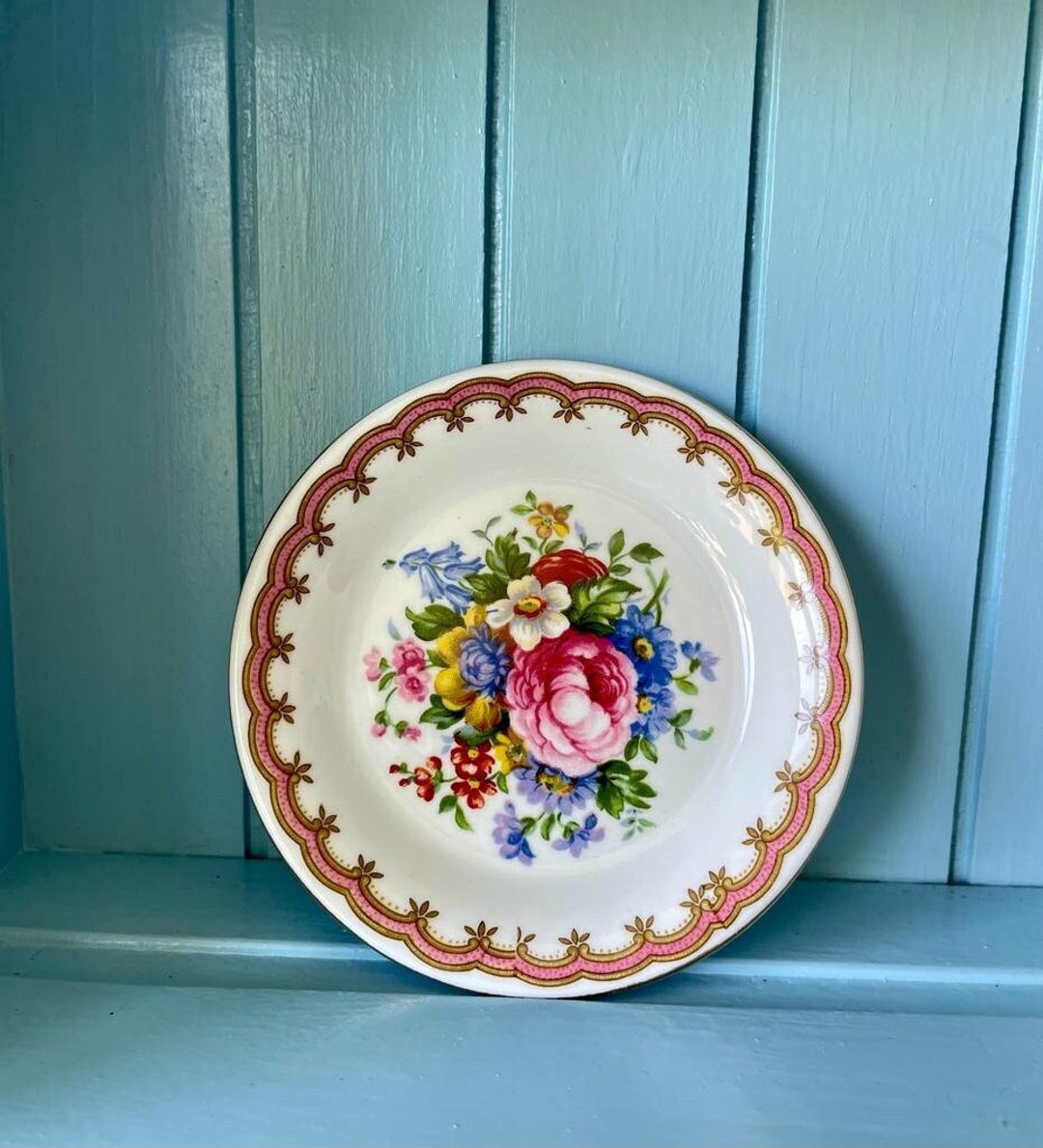 Vintage Royal Albert "lady Carlyle" Tea Bag Dish, Tea Tip, Small Bonbon ...