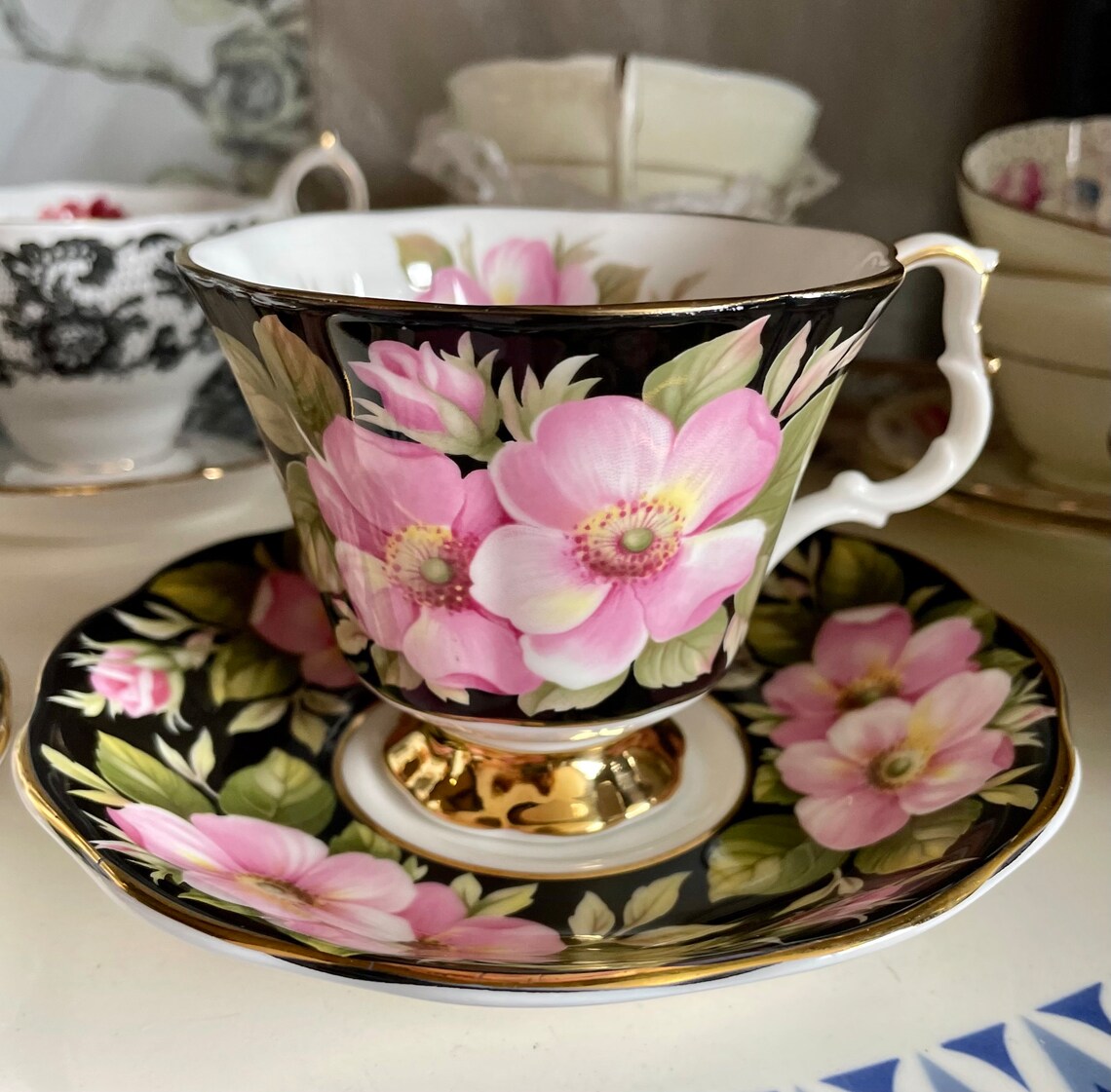 Vintage Royal Albert alberta Rose Provincial - Etsy