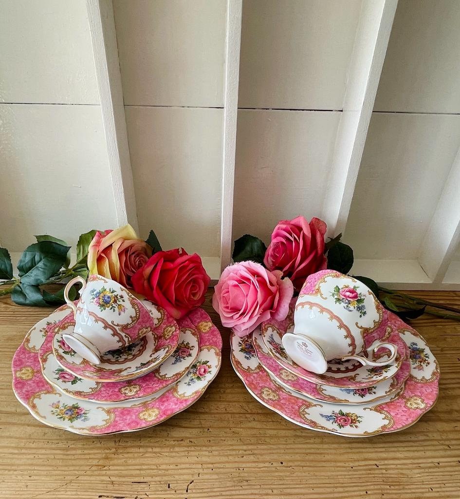 4 Piece Vintage Royal Albert Lady Carlyle Male or Lady Set - Etsy