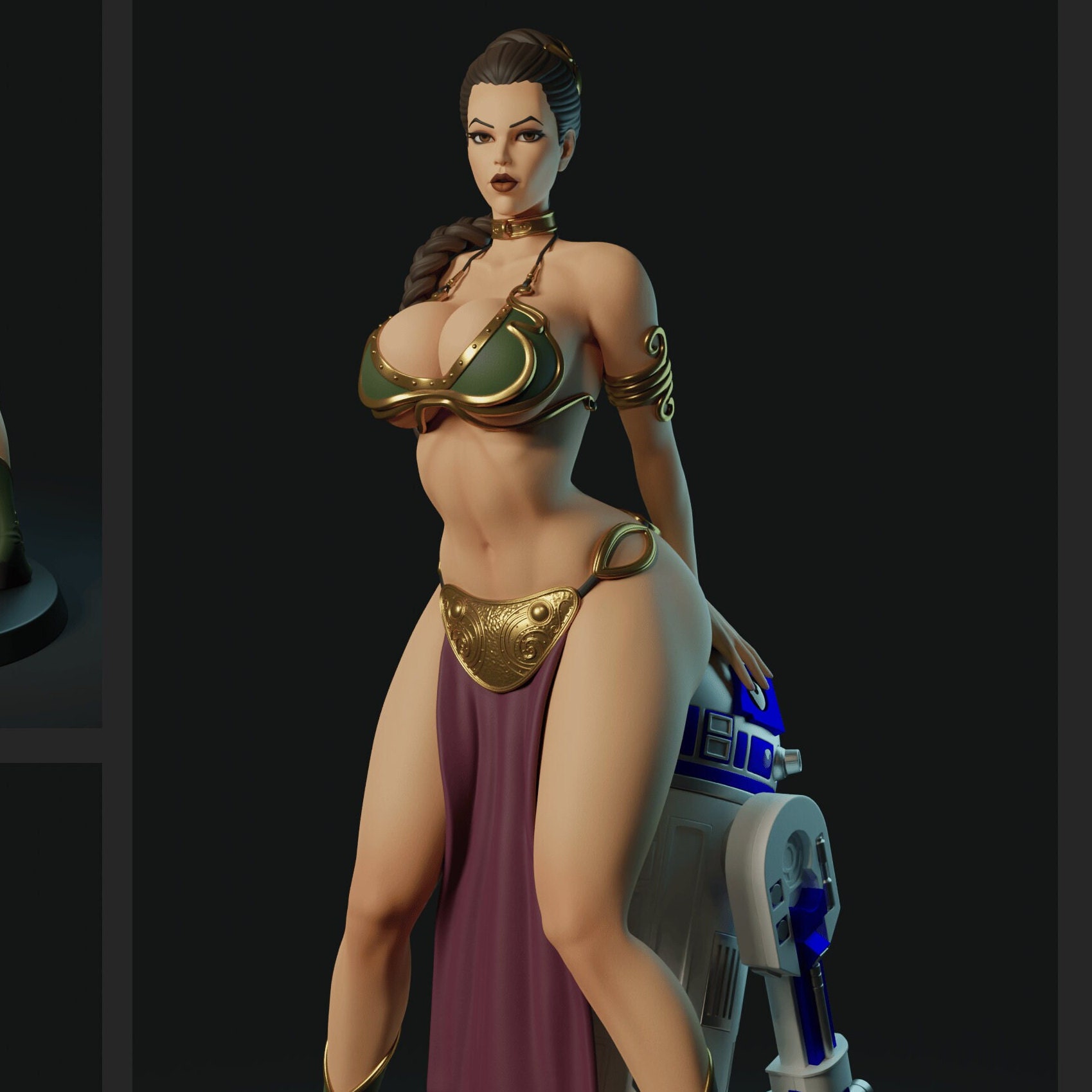 Sexy Prinzessin Leia Figur aus Star Wars NSFW Option - Etsy.de