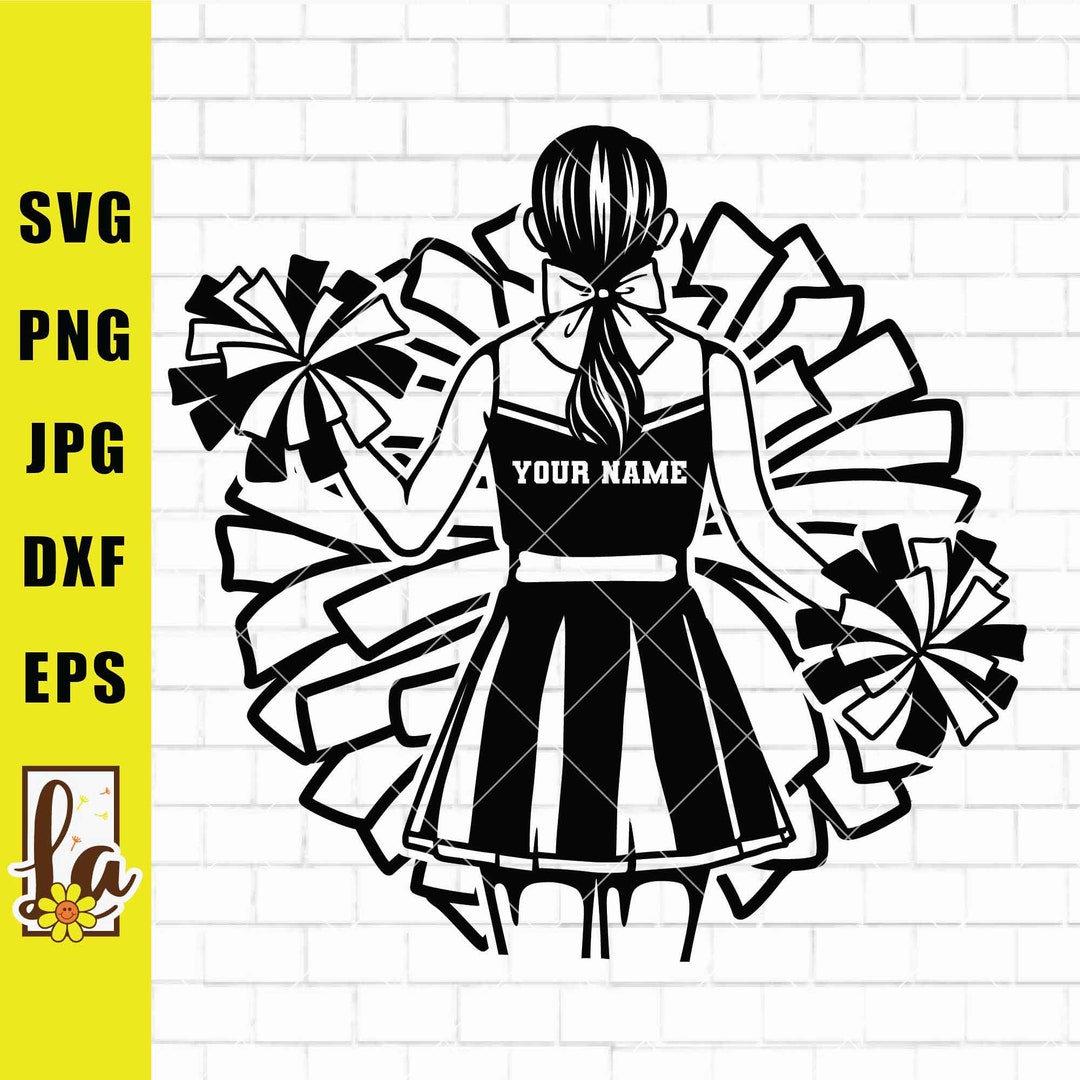 Cheerleader Svg | Personalized Name | Cheerleader Name | Cheer Dance ...