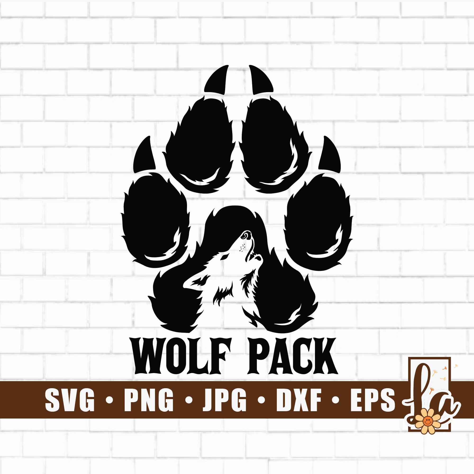 Wolf Pack Svg Howling Wolf Svg Animal Svg Wild Animal - Etsy