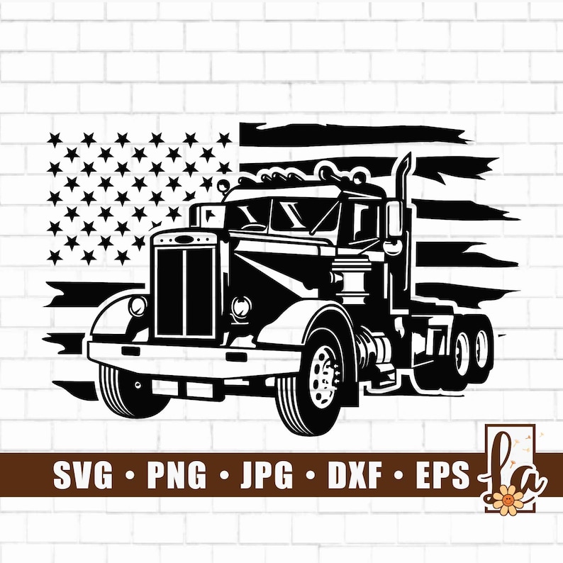 Semi Truck Svg Truck Driver Svg Trucker Svg Semi Truck - Etsy