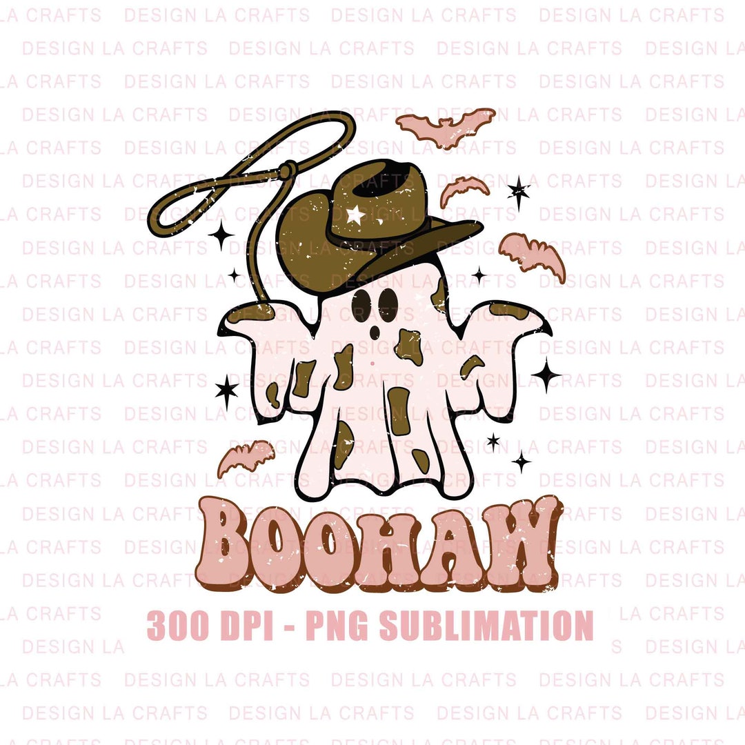 Boo HAW PNG | Halloween Retro Boohaw Ghost PNG | Digital Download ...