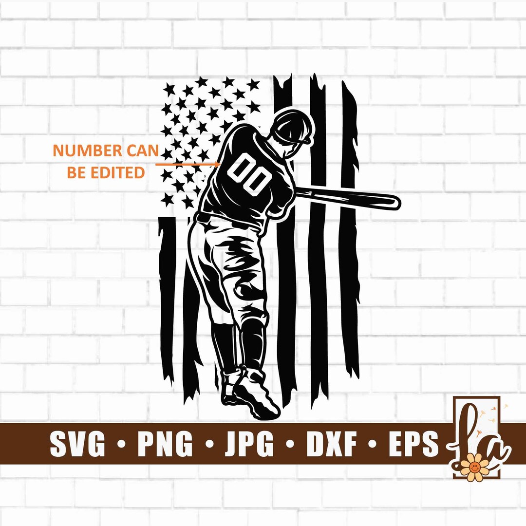 Baseball Player Svg Personalized Baseball Player Svg - Etsy