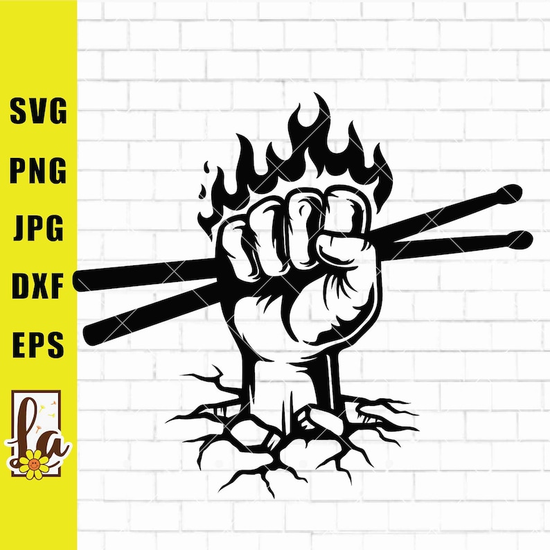 Drummer Svg Drumsticks Svg Smashing Wall Drum Stick Svg - Etsy