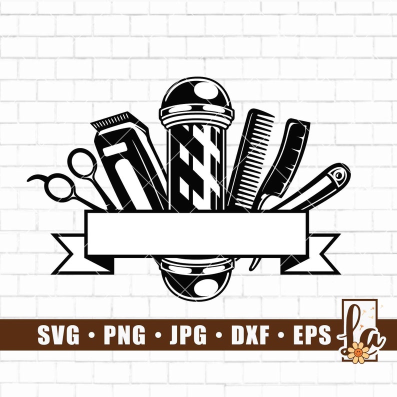 Barbershop SVG Barber Tools SVG Barber Svg Hair Stylist - Etsy