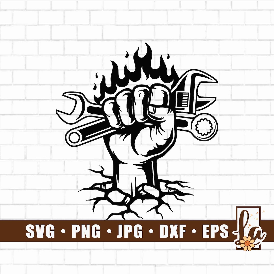 Smashing Wall Mechanic Svg | Wrenches Svg | Mechanic Svg | Mechanic Dad ...