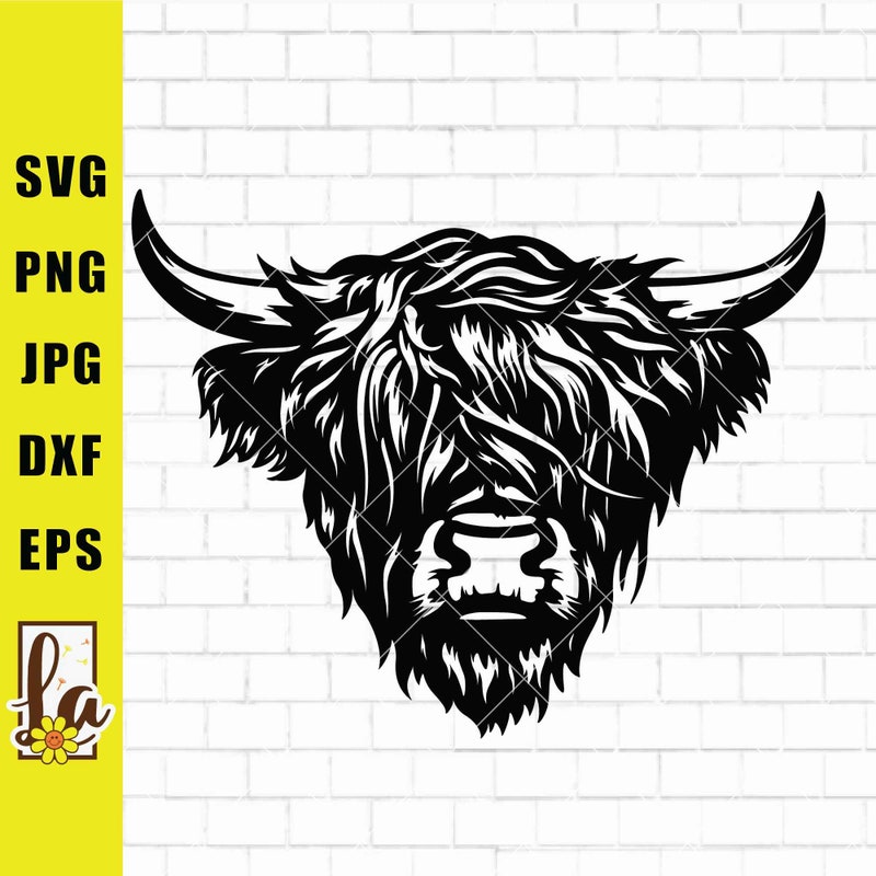 Highland Cow Svg - Etsy