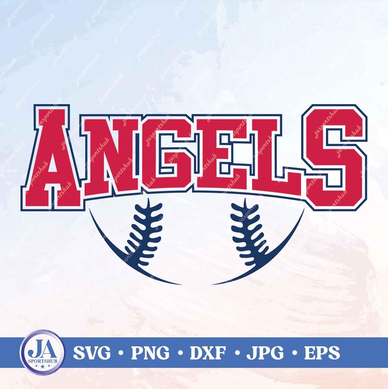 Angels Baseball Svg Png, Baseball Svg, Sports Team Cricut Design ...
